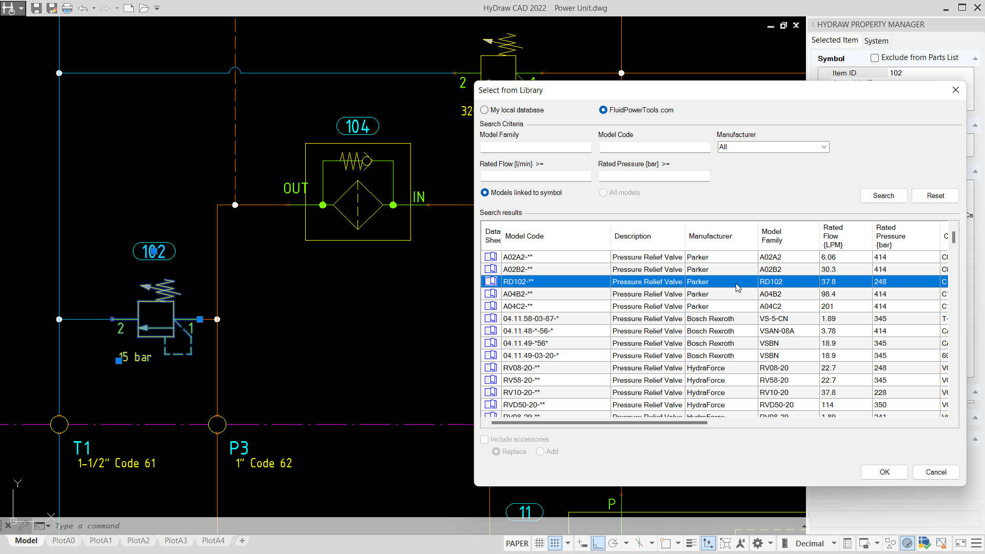 HyDraw CAD | Hydraulic Circuit Diagram Design Software